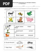 Salitang Magkasingtunog Worksheets Set 1 FTF | PDF