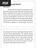 Message Relay | PDF