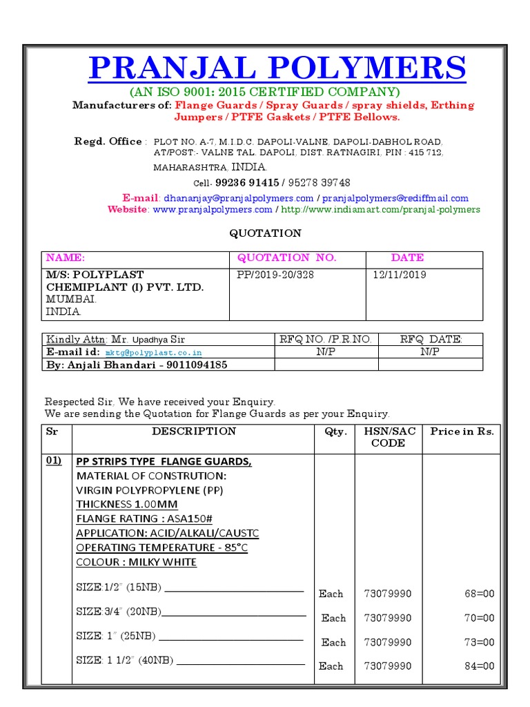 328 - Polyplast Chemiplant (I) PVT LTD | PDF | Building Engineering | Chemistry
