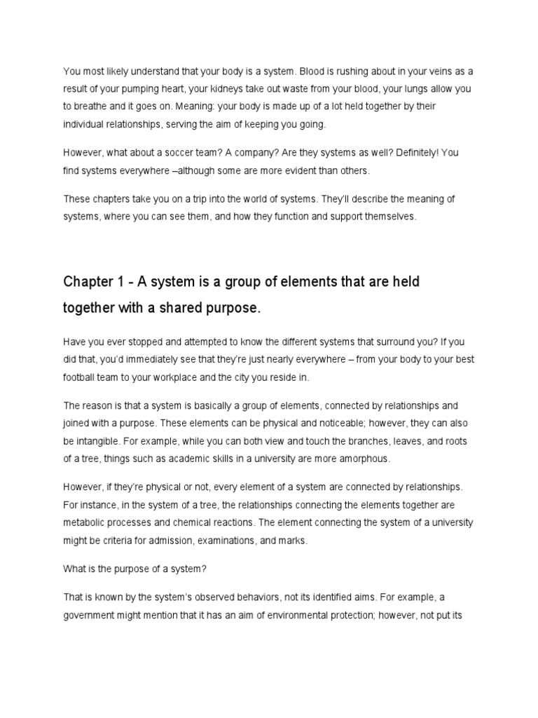 Understanding Systems: Key Concepts | PDF | System | Ecological Resilience