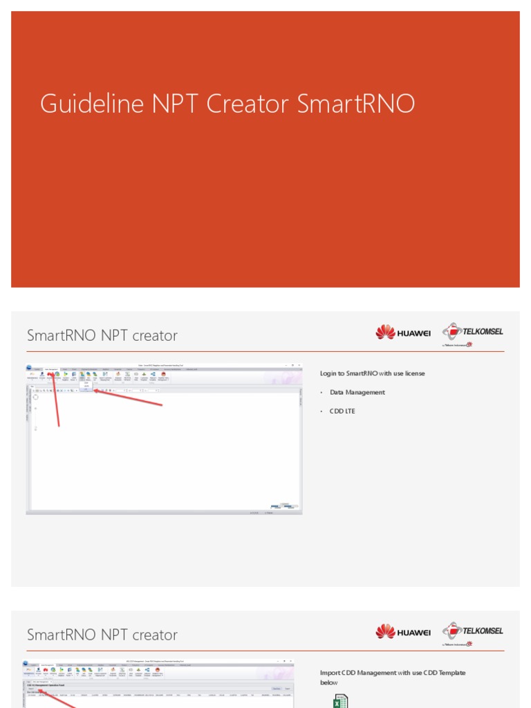 Creating Network Planning Tools (NPTs) in SmartRNO for LTE Network ...