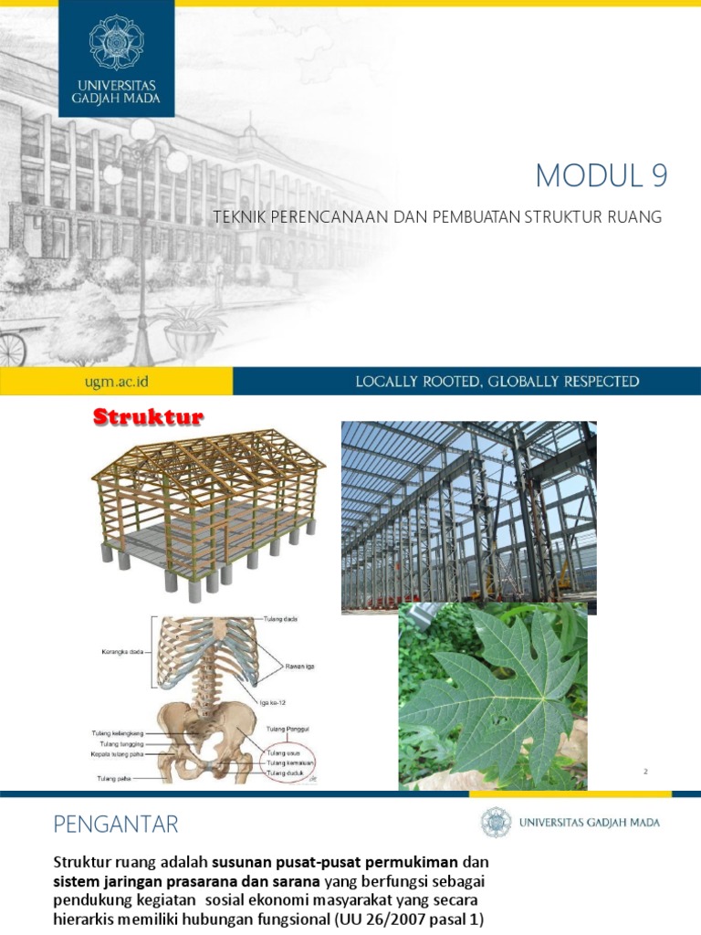 Modul 9 TEKNIK PERENCANAAN DAN PEMBUATAN STRUKTUR RUANG