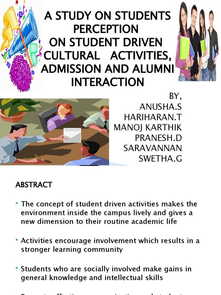 A Study On Students Perception | PDF | Survey Methodology | Data