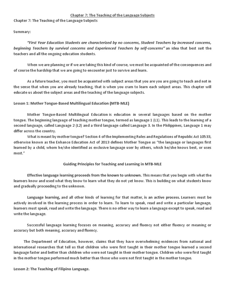 Principles of Teaching 2 | PDF | Language Education | Curriculum