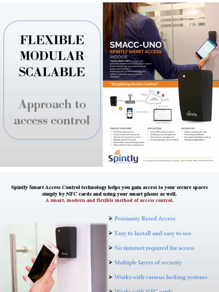 Spintly SmartAccess SW Overview | PDF | Access Control | Gateway ...