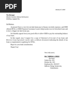 Request Letter To LGU | PDF
