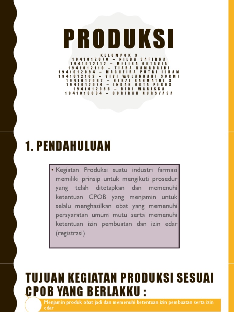 Proses Produksi di Industri Farmasi | PDF | Teknologi & Rekayasa