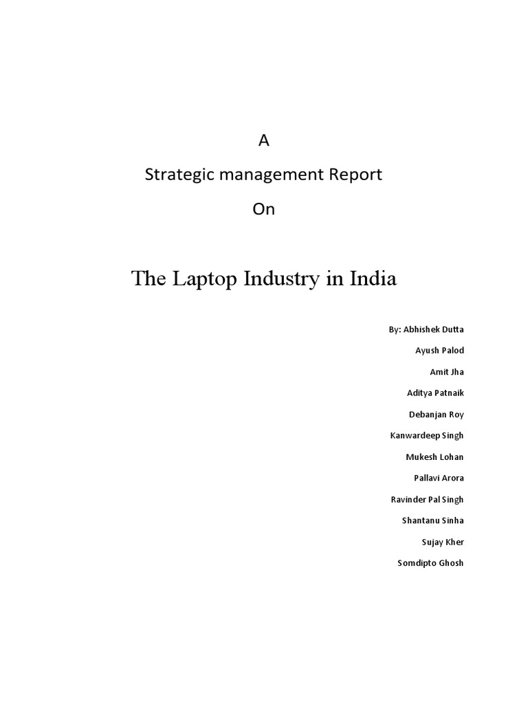 Laptop Industry Overview in India 2022 | PDF | Dell | Personal Computers