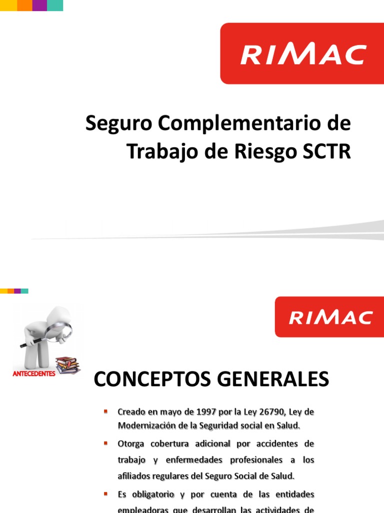 SCTR Rimac | PDF | Labor | Jubilación