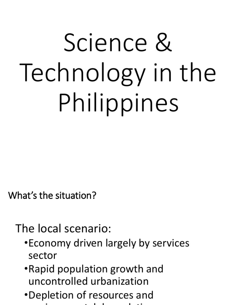 State of Science & Technology in the Philippines | PDF | Agriculture ...