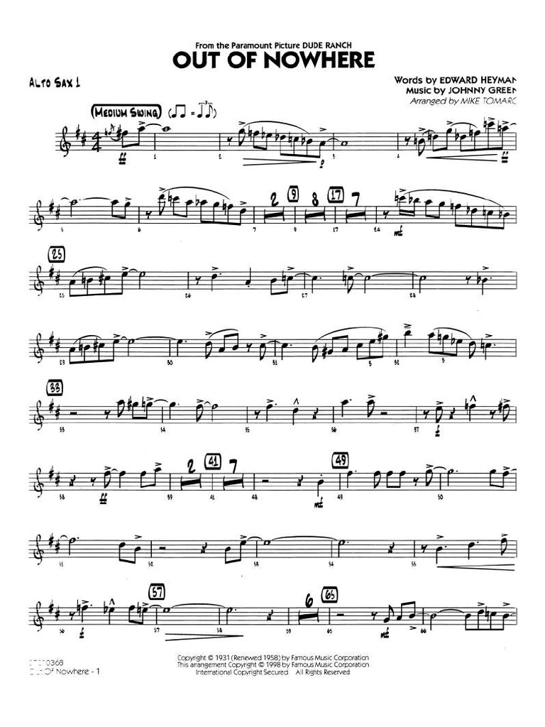 Out of Nowhere | PDF