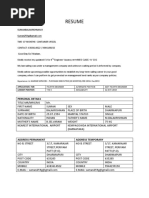 CV Form Seaman | PDF | Ships | Sailor