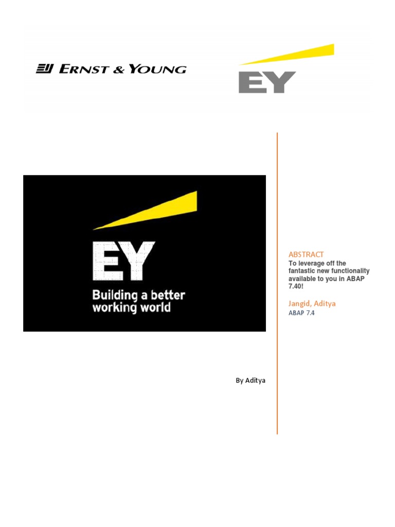 Abap 74 Syntax Pdf Constructor Object Oriented Programming Programming