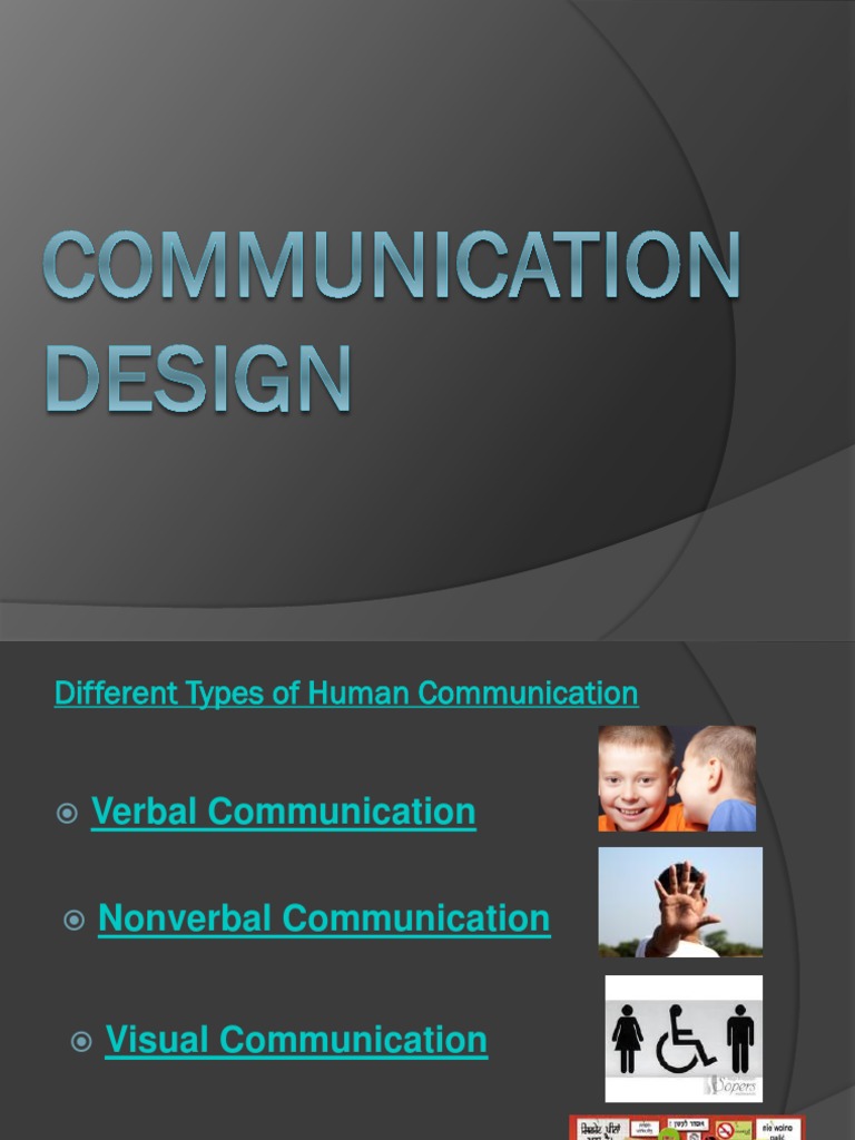 Types of Communication Design Explained | PDF | Graphic Design | Page ...