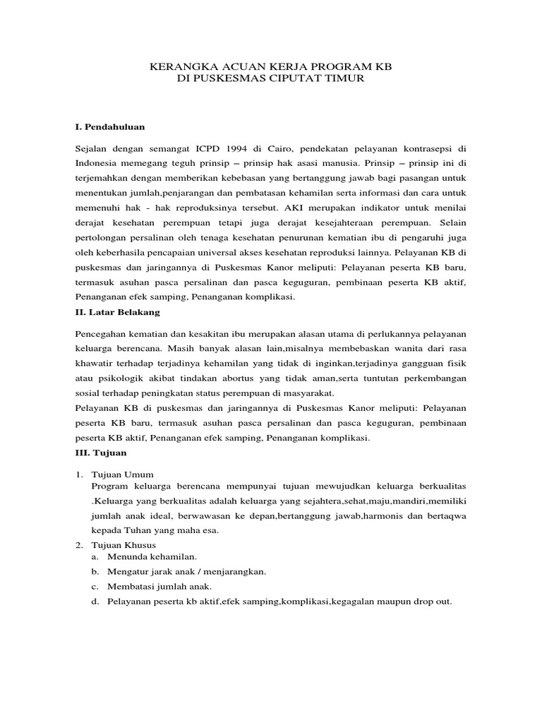 KAK Program KB 2020 | PDF