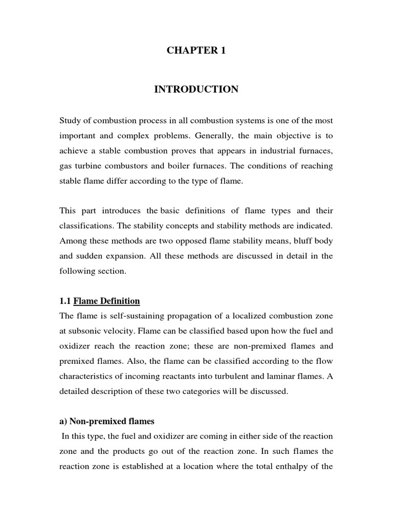 Flame Stabilization | PDF | Combustion | Continuum Mechanics
