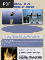 Reactia de Descompunere-Importanta Practica | PDF