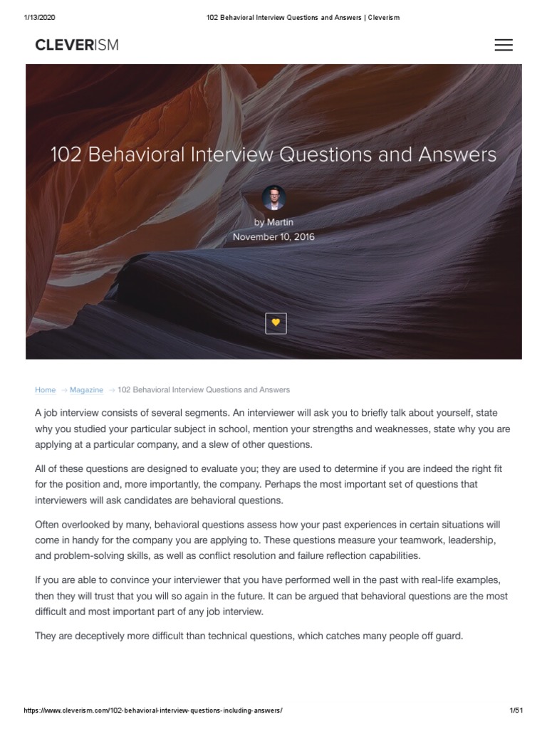 Interview Questions and Answers | PDF | Job Interview | Leadership