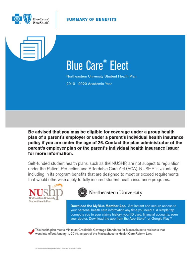 NUSHP Summary of Benefits 19 20 | PDF | Patient Protection And ...