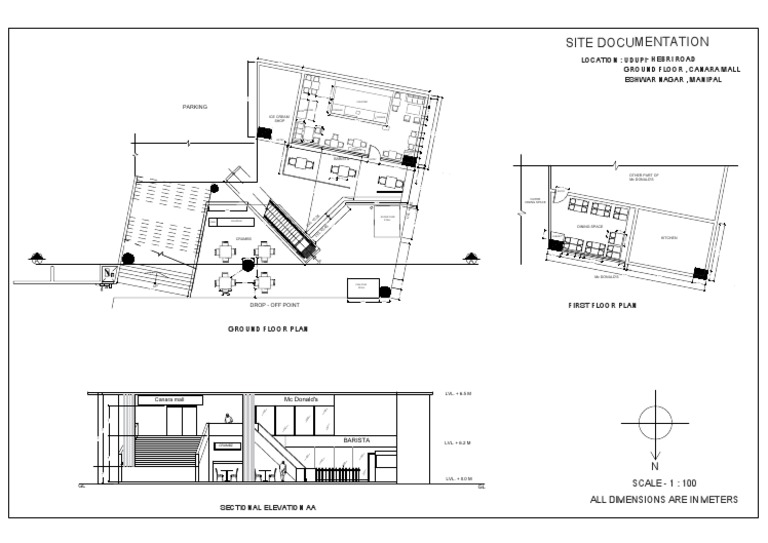 Canara Mall Site Plan FINAL-SITE - PLAN FINAL PDF | PDF