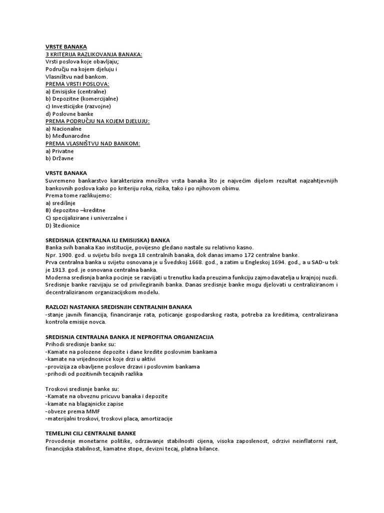 Vrste Banaka | PDF