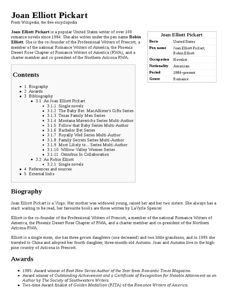 Joan Elliott Pickart | PDF