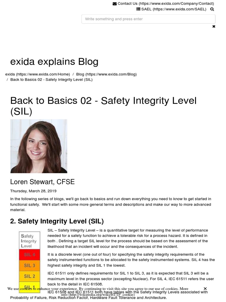 Back To Basics 02 - Safety Integrity Level (SIL) - Exida | PDF ...