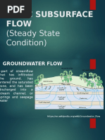 Basic Subsurface Flow | PDF | Aquifer | Groundwater