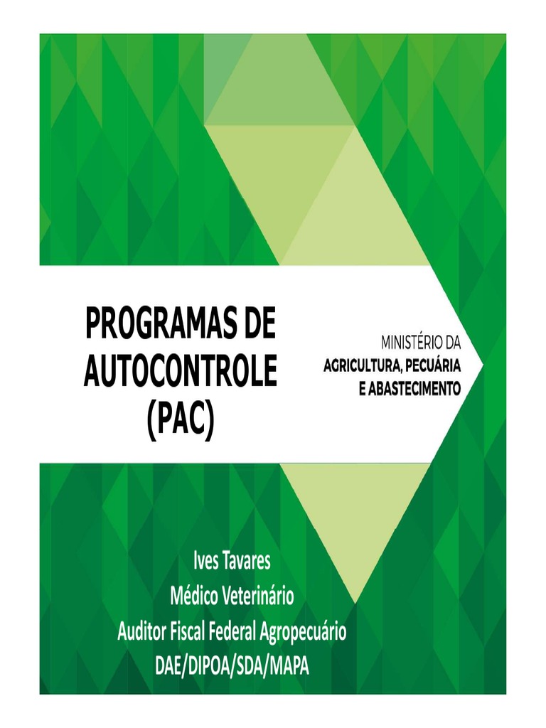PROGRAMA DE AUTOCONTROLE - Compressed | PDF | Análise de perigos e ...