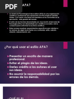 Qué Significa Las Siglas APA | PDF | Plagio | Escritura