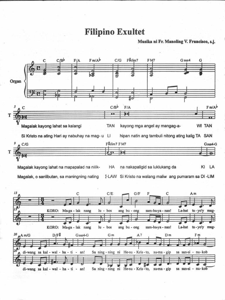 Exultet Filifino PDF | PDF