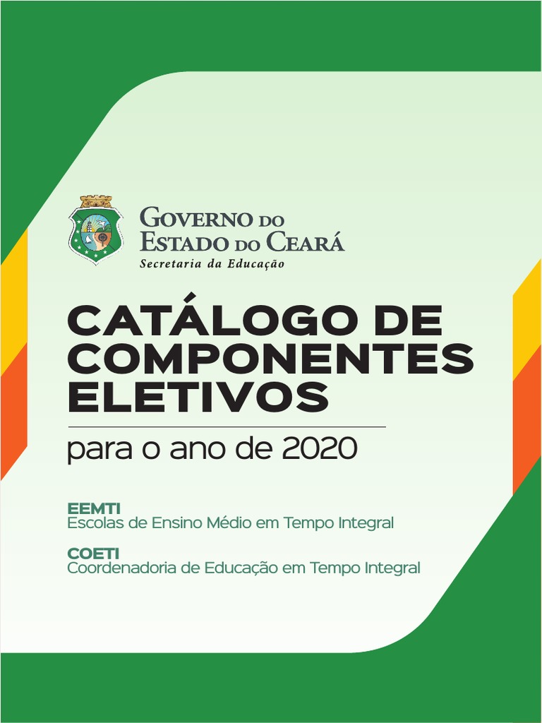 Catalogo Eletivas 2020 ENSINO MÉDIO | Gramática | Linguagem Natural