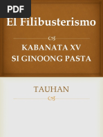 El Filibusterismo Kabanata 38 Buod, Mga Tauhan, A | PDF