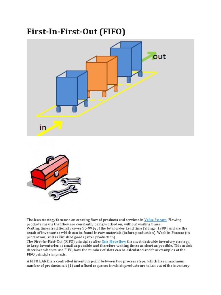 First-In-First-Out (FIFO) | PDF | Inventory | Supply Chain Management