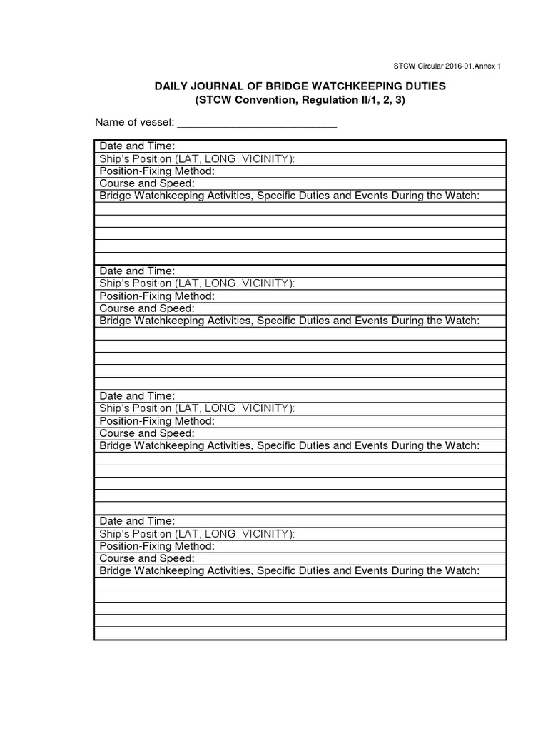STCW Circular 2016 | PDF