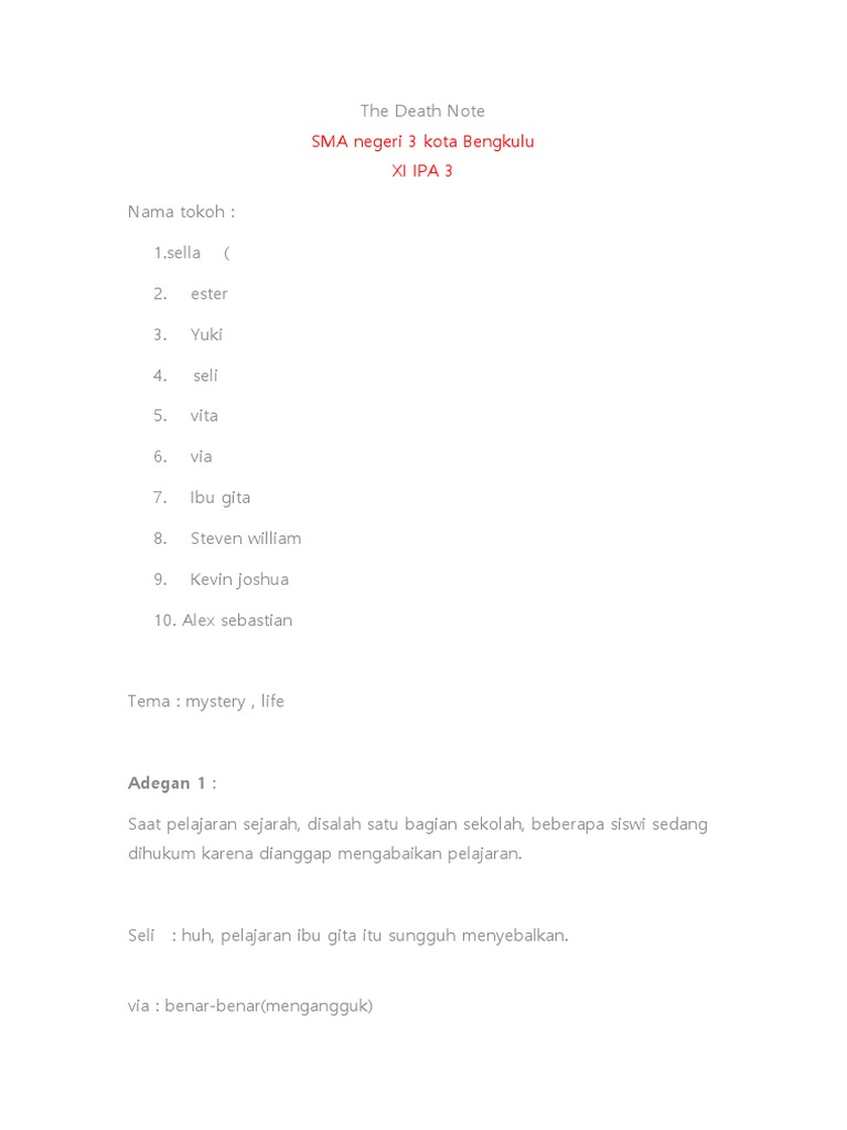 The Death Note-1 | PDF