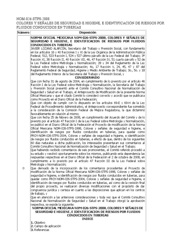 Nom 026 | PDF | México | Gobierno