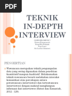 BAB II Indepth Interview | PDF | Karier & Perkembangan