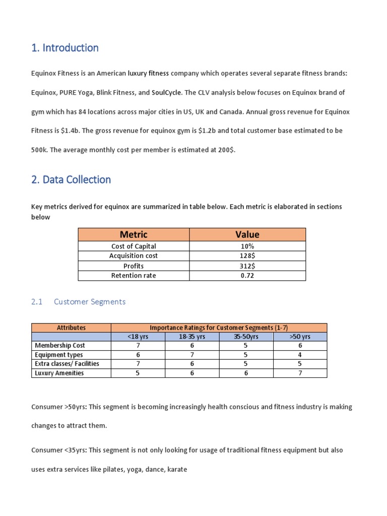 Clv Analysis Pdf Business Business Economics