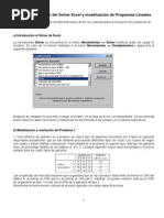 Método Simplex Con Solver Excel | PDF | Programación lineal | Microsoft Excel