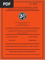 jessup applicant memorial | PDF | International Law | Jurisdiction