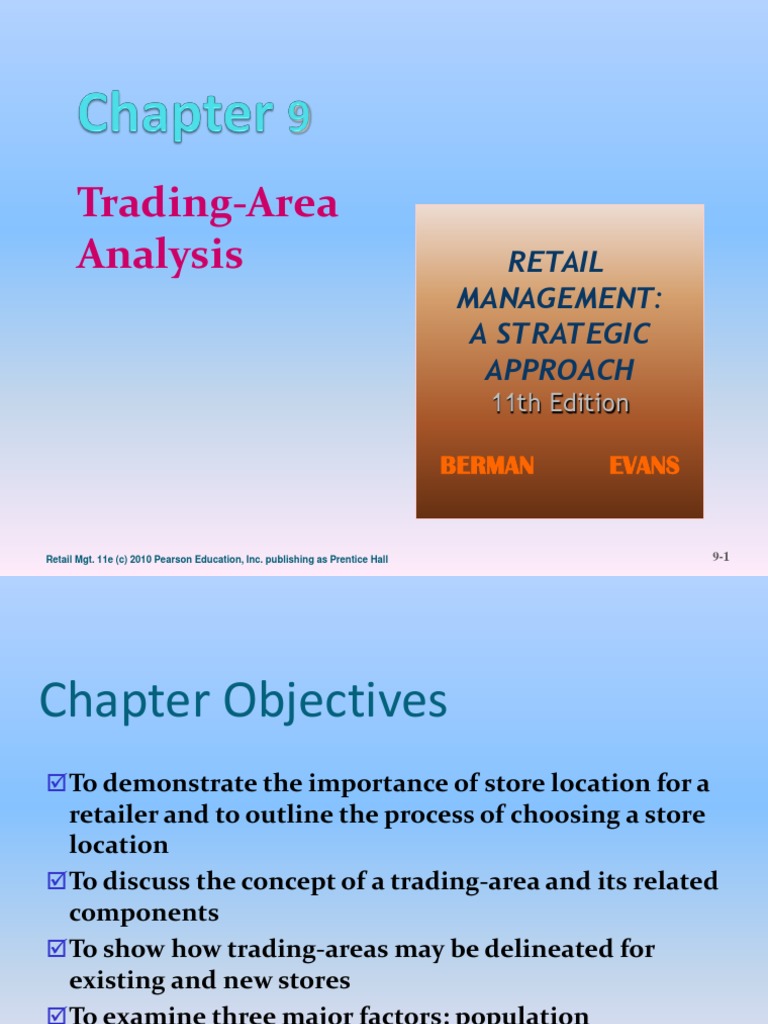Chapter 9 Trading Area Analysis | PDF | Retail | Geographic Information ...