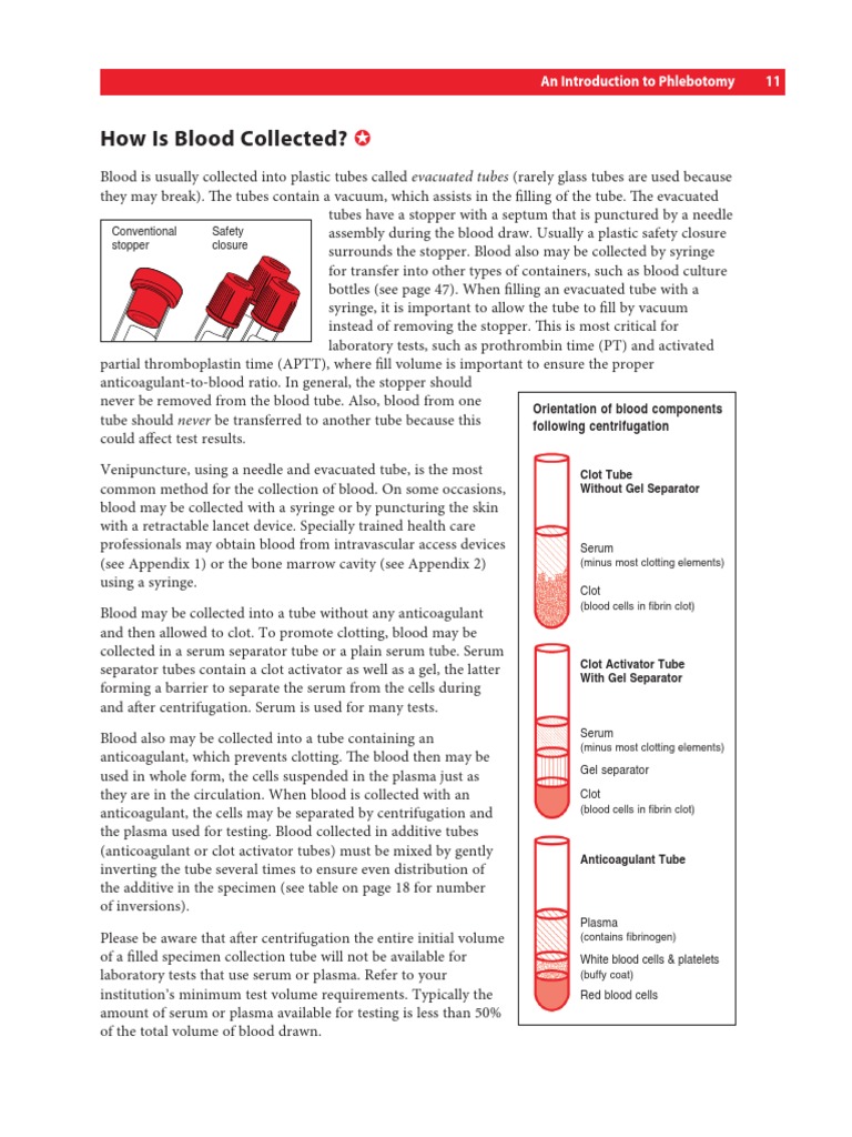 Introduction To Phlebotomy Pages | PDF | Blood Plasma | Coagulation