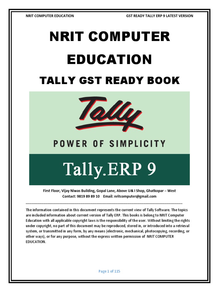 Tally Notes PDF | PDF | Debits And Credits | Expense