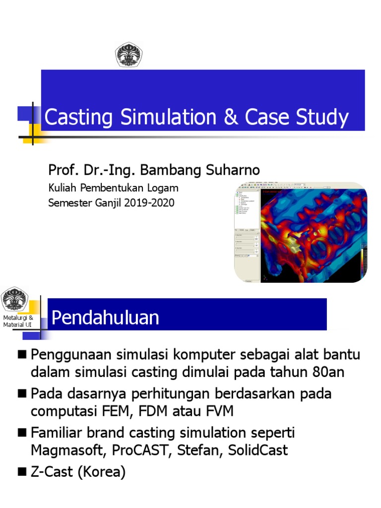 Casting Simulation & Study Case | PDF | Casting (Metalworking) | Continuum Mechanics