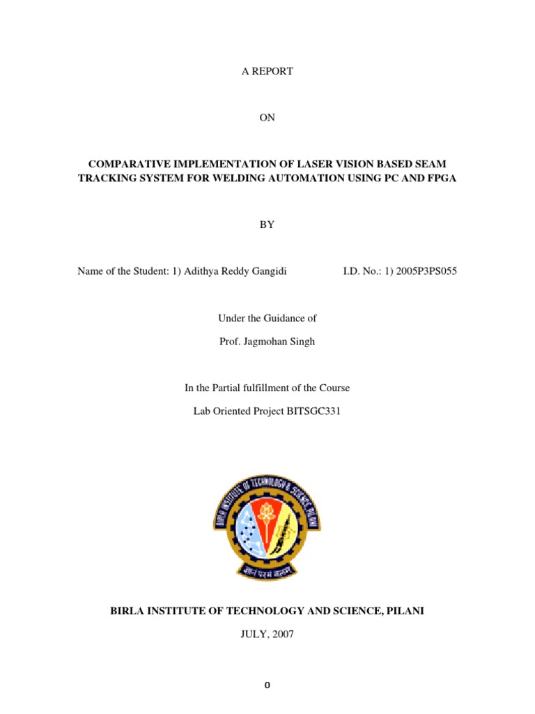 Lop Report 2005p3ps055 | PDF | Field Programmable Gate Array | Hardware ...