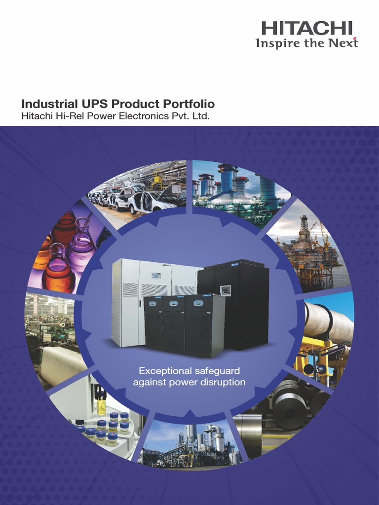 Industrial UPS Product Portfolio | PDF | Power Electronics | Power Inverter