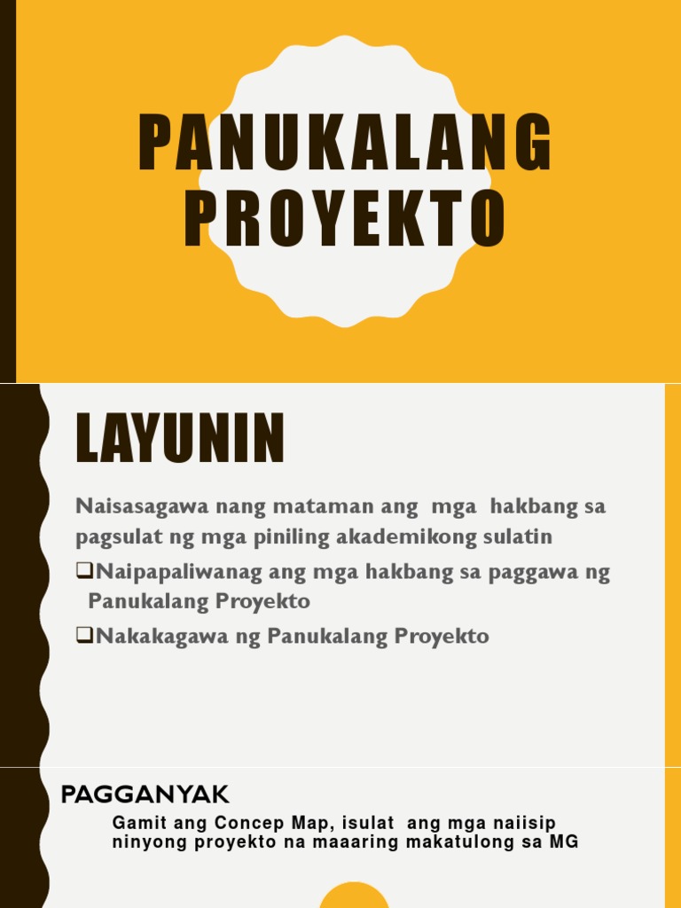 Panukalang PROYEKTO | PDF