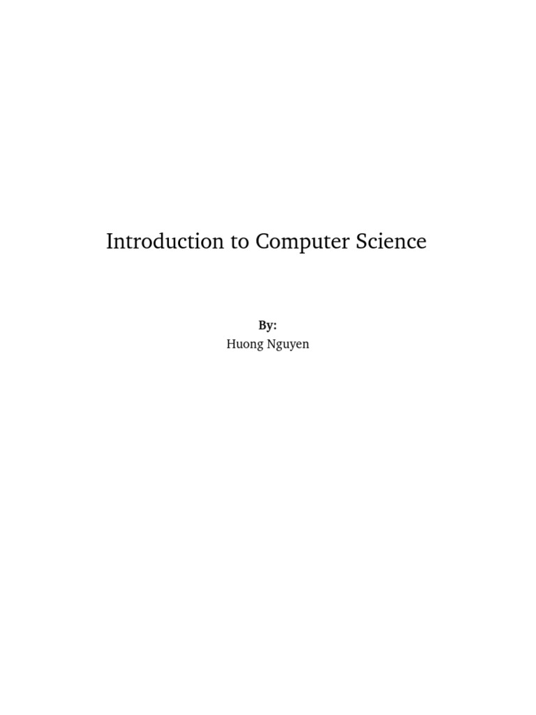Computer Science | PDF | Decimal | Bit