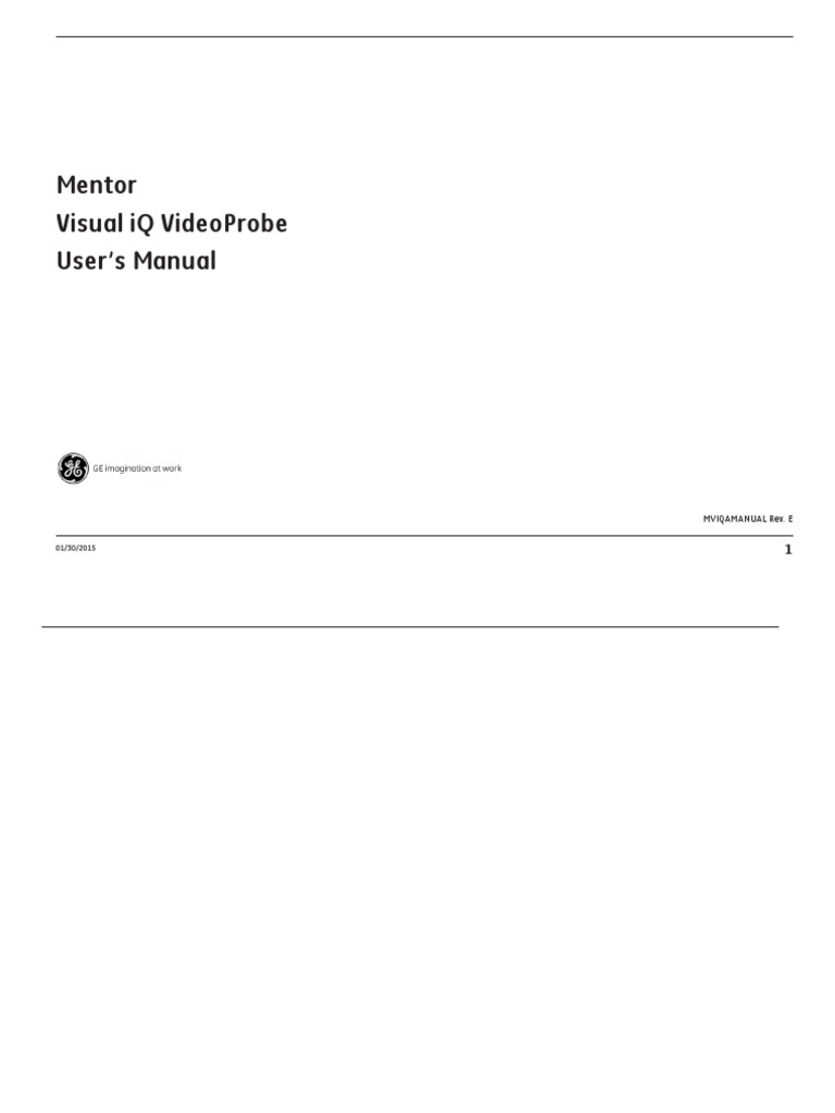 Mentor Visual Inspections - Manual | PDF | Battery Charger | Menu ...